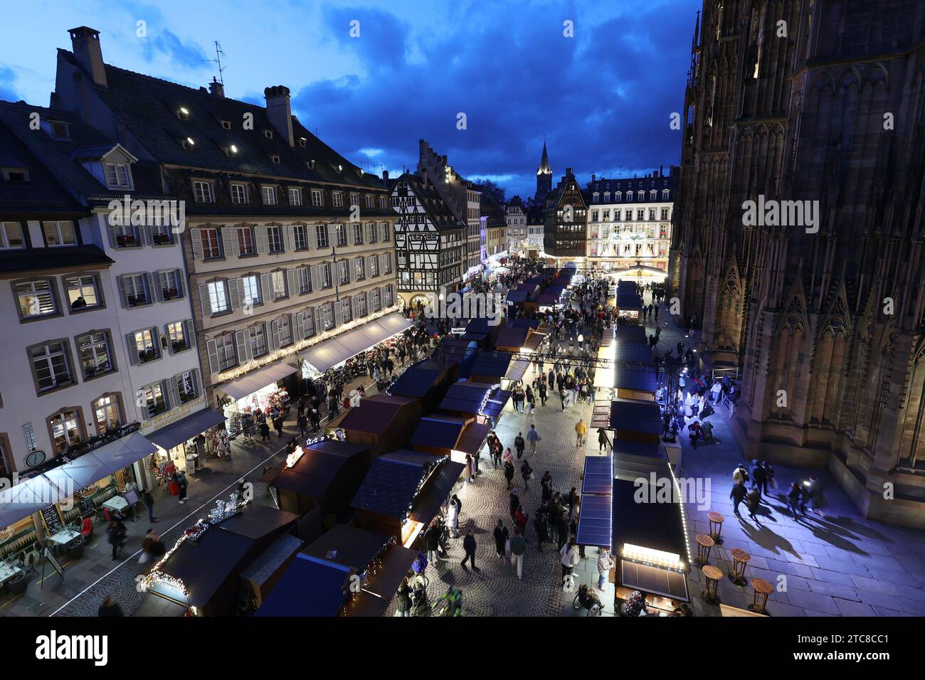 Straßburg, Frankreich. Dezember 2023. © PHOTOPQR/L'ALSACE/Jean-Marc ...