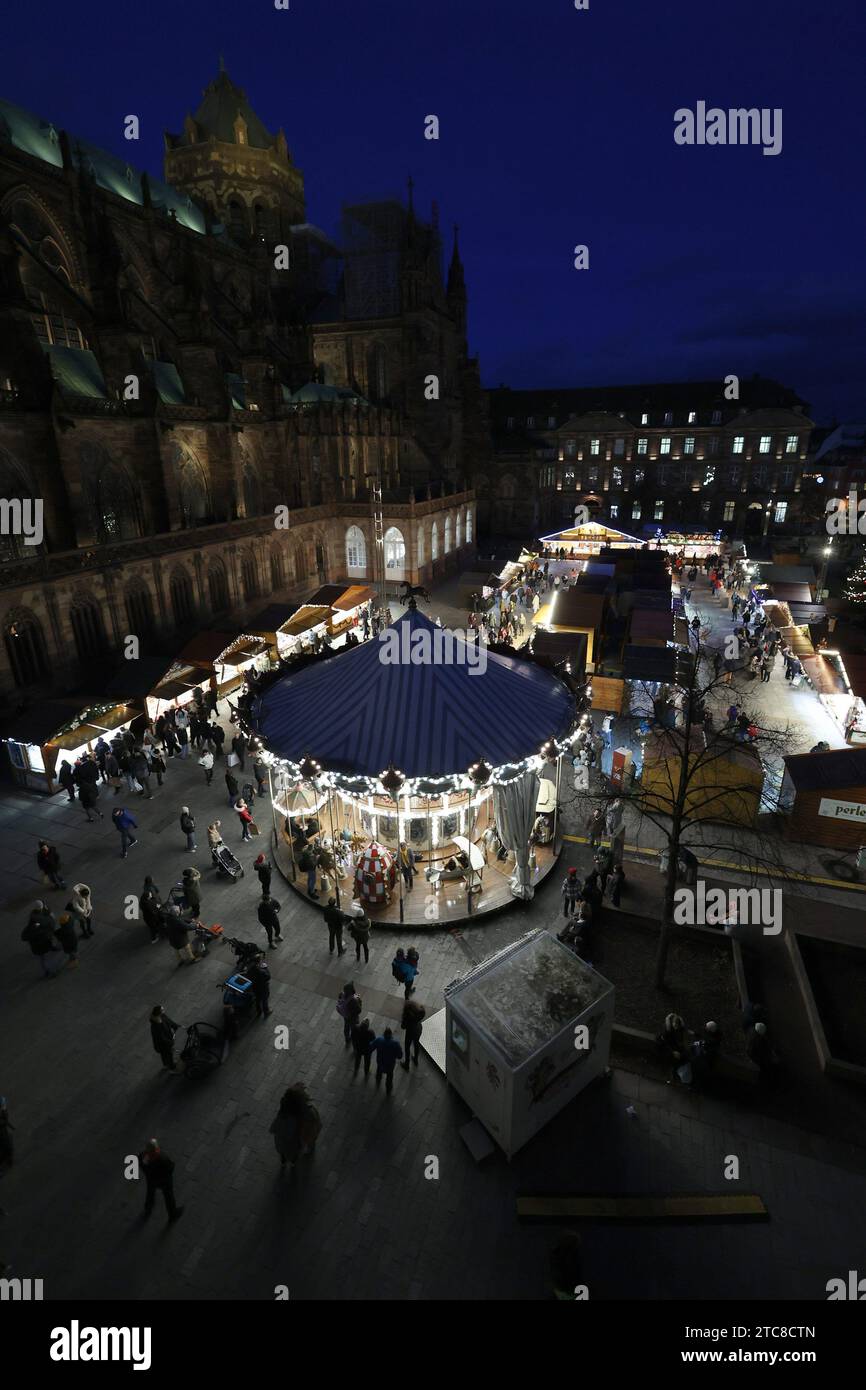 Straßburg, Frankreich. Dezember 2023. © PHOTOPQR/L'ALSACE/Jean-Marc ...