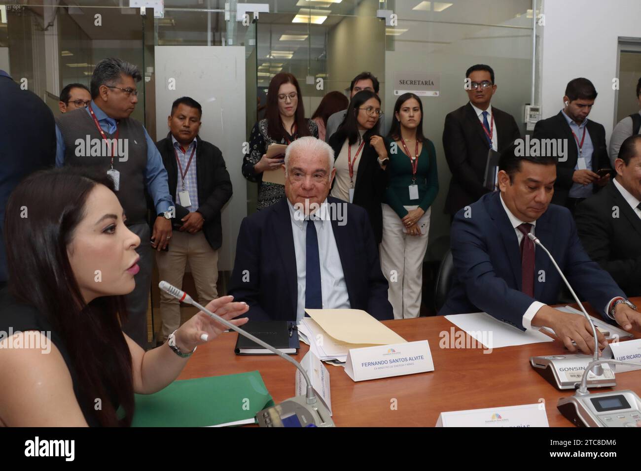 ASAMBLEA-EX-MINISTRO-SANTOS-FISCALIZACION Quito, lunes 11 de diciembre del 2023 ex Ministro de ...