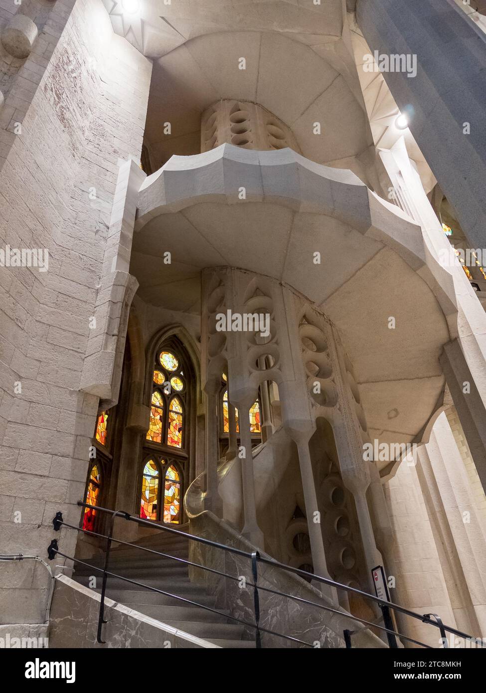 Sagrada Familia Innen Wendeltreppe