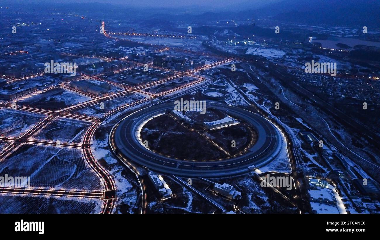 Peking, China. Dezember 2023. Dieses Luftbild, das am 11. Dezember 2023 ...