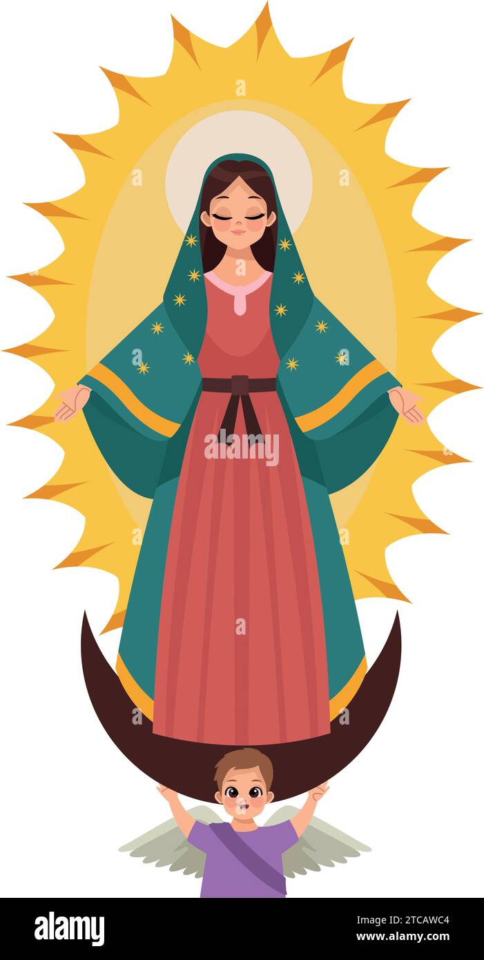 Die virgen de regla oder yemaya Stock-Vektorgrafiken kaufen - Alamy