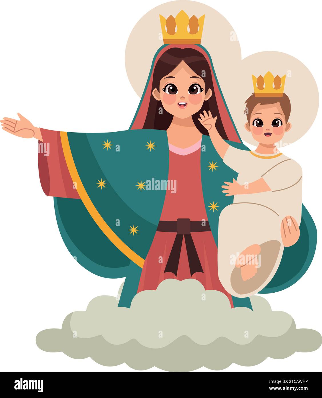 Die virgen de regla oder yemaya Stock-Vektorgrafiken kaufen - Alamy