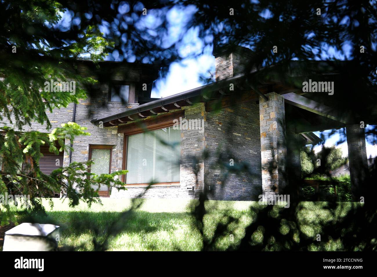 Barcelona. La Cerdanya. Puigcerda. 08/03/2014. Villa von Oriol Pujol ...