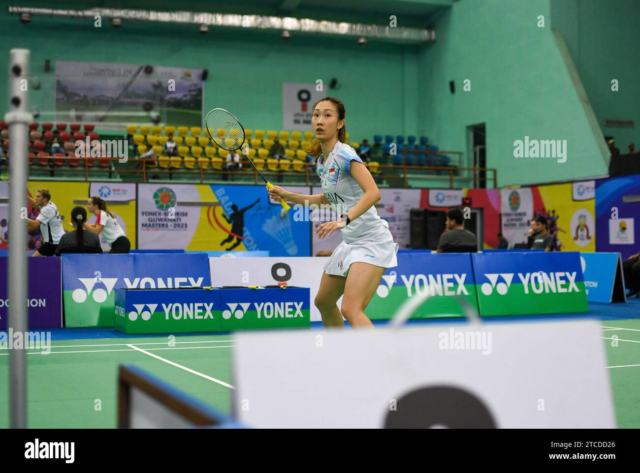 Guwahati, Indien. Dezember 2023. Jessica Tan Wei Han aus Singapur tritt ...