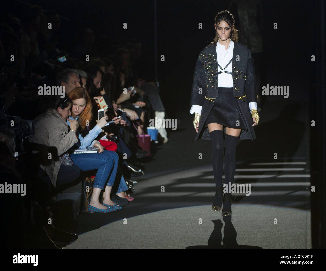 Madrid, 22.02.2016. Mbfw Mercedes Benz Fashion Week. Alvarno Parade ...
