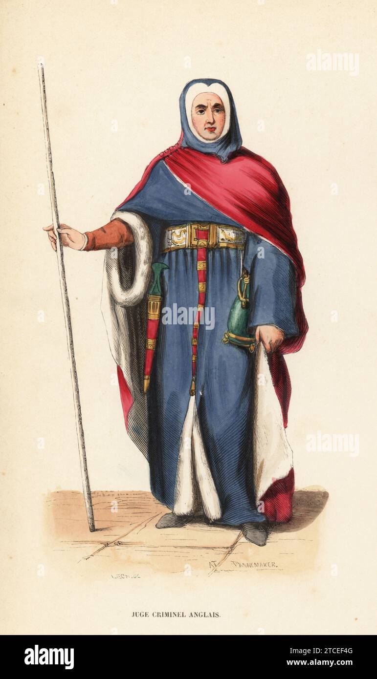 Sir William Gascoigne, Chief Justice of England, um 1350-1419. In einem ...