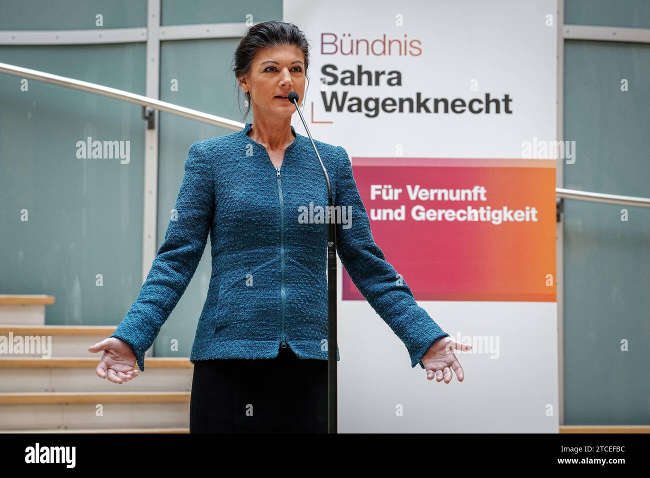Berlin Deutschland Dezember 2023 Sahra Wagenknecht