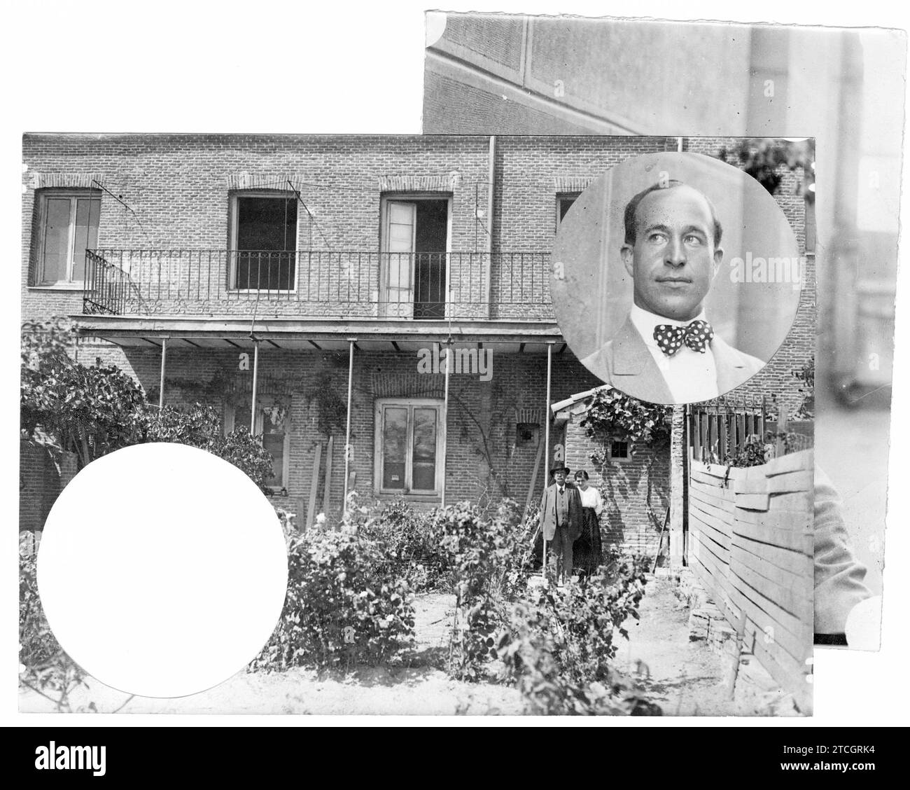 07/31/1916. Das Verbrechen eines Geschäftsagenten. Haus in der Lanuza ...
