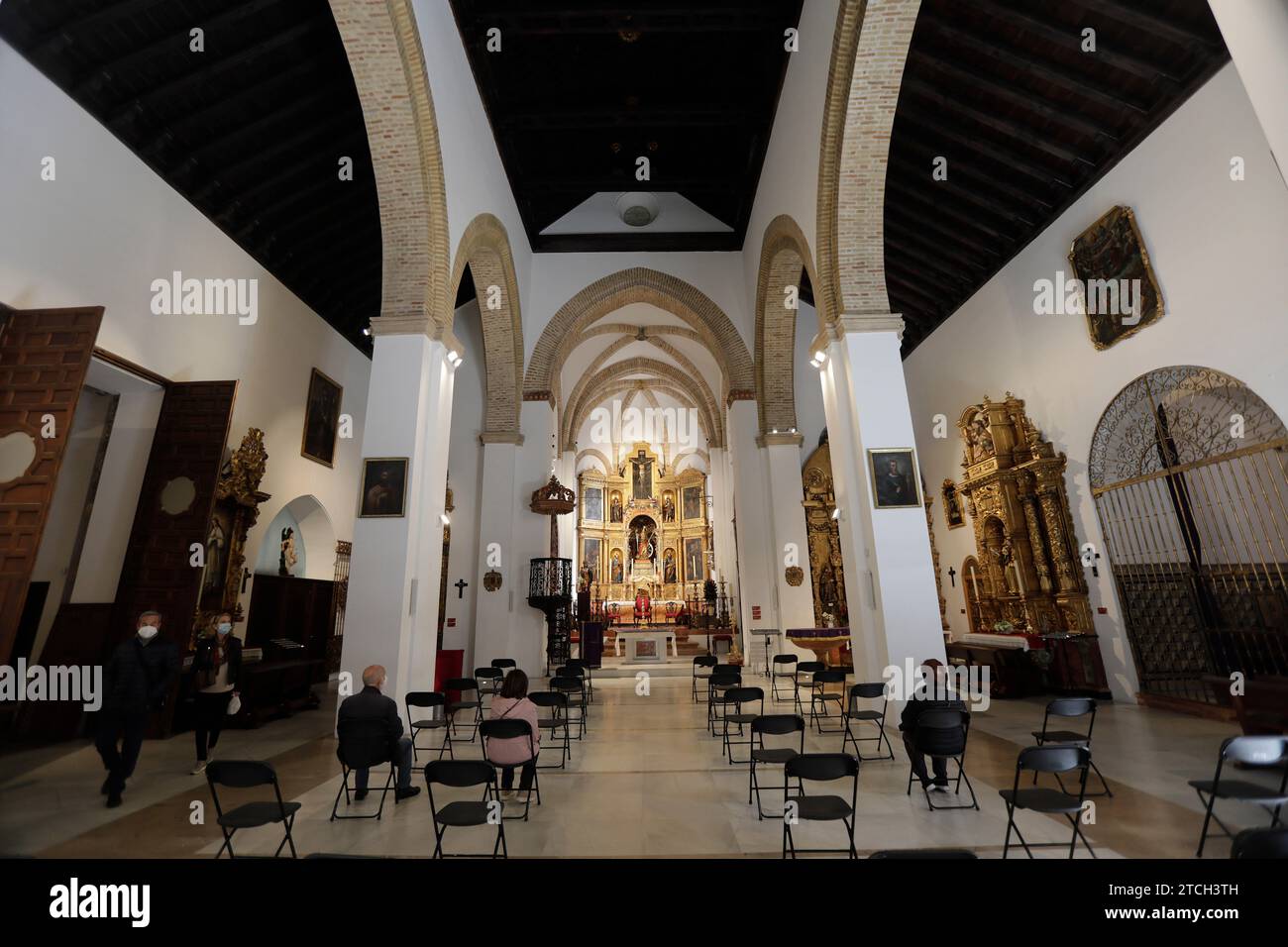 Sevilla, 23.02.2021. Bericht in Santa Catalina für die Serie "Hidden Treasures". Pfarrei St ...