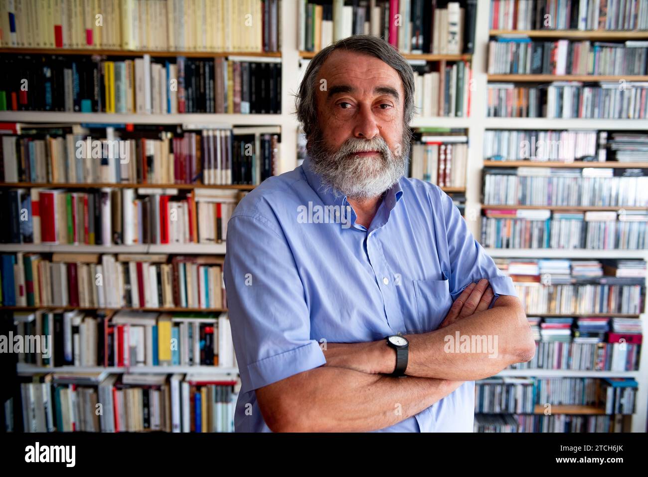 Madrid, 09.02.2021. Interview mit dem Journalisten, ABC-Kolumnist und ...