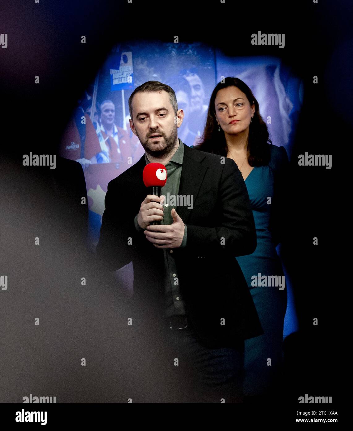 DER HAAG-SP-Parteichef Jimmy Dijk während der Bekanntgabe seines neuen ...