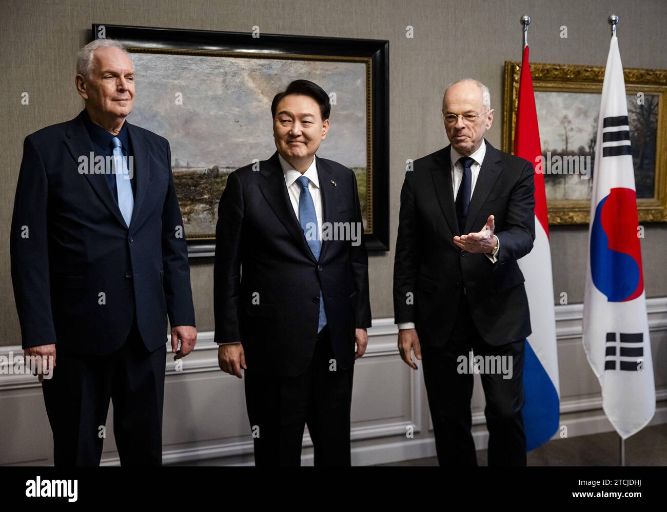 DER südkoreanische Präsident Yoon Suk Yeol wird von Jan Anthonie Bruijn ...