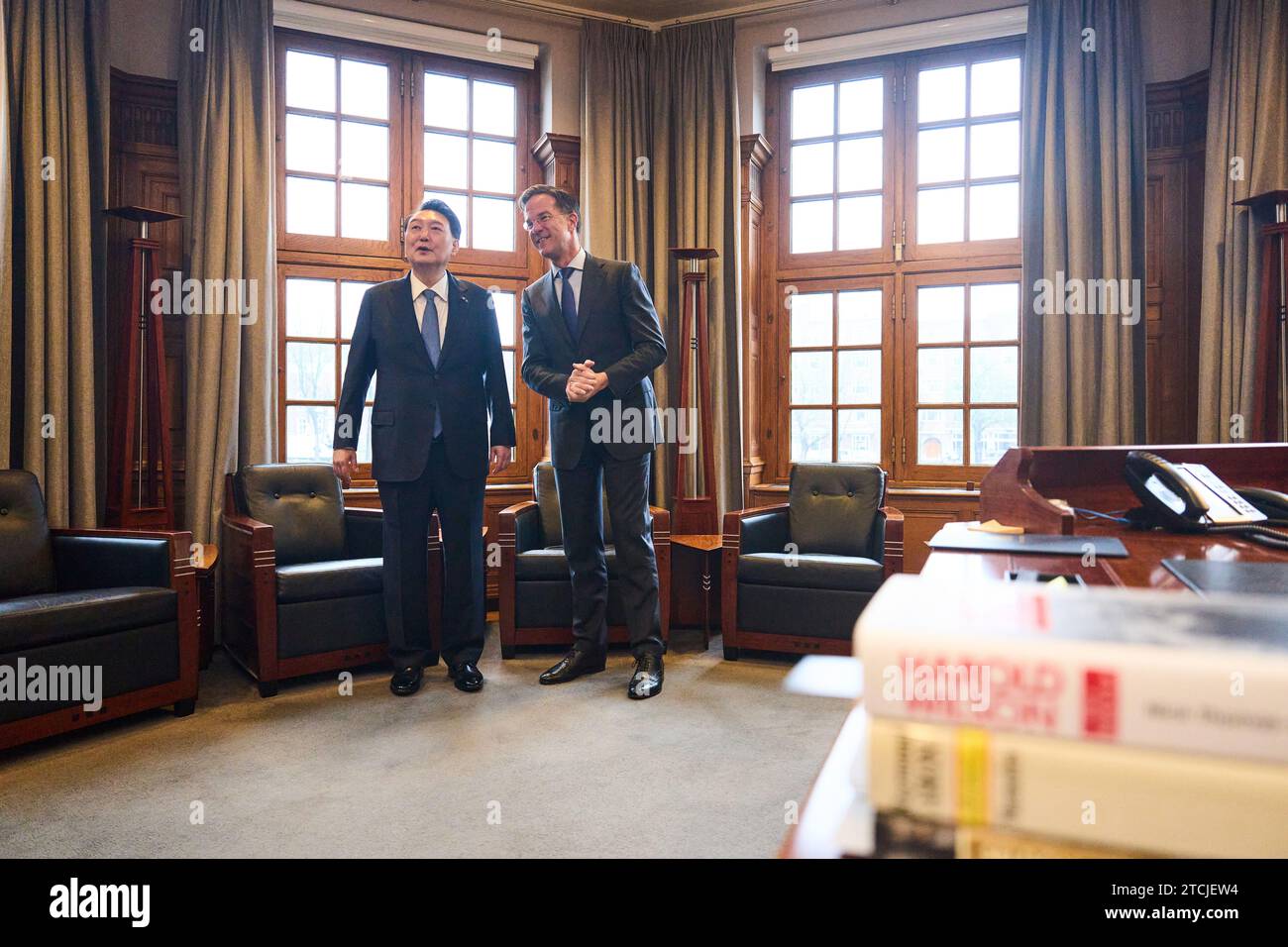 Den Haag, Niederlande. Dezember 2023. Der scheidende Premierminister ...