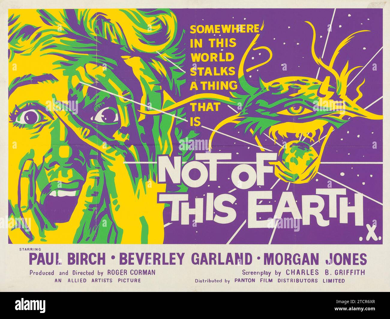 Vintage science fiction film filmplakat der 1950er jahre -Fotos und ...