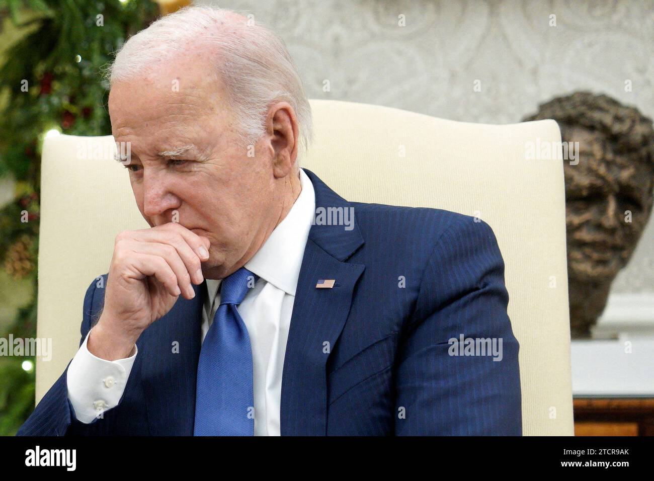 Washington, Usa. Dezember 2023. Das Aktenfoto vom 30. November 2023 zeigt US-Präsident Joe Biden ...