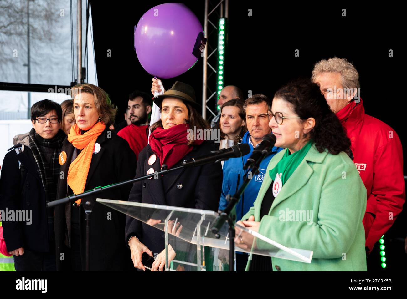© Nicolas Landemard/Le Pictorium/MAXPPP - Bruxelles 12/12/2023 Sophie ...
