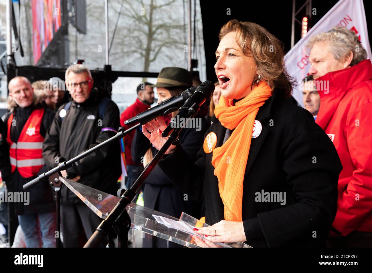 © Nicolas Landemard/Le Pictorium/MAXPPP - Bruxelles 12/12/2023 Sophie ...