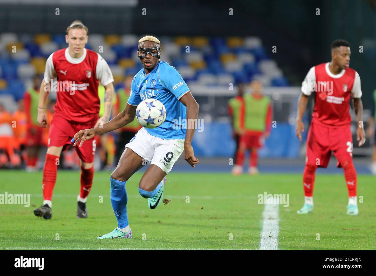 Victor Osimhen vom SSC Napoli im Spiel der UEFA Champions League ...