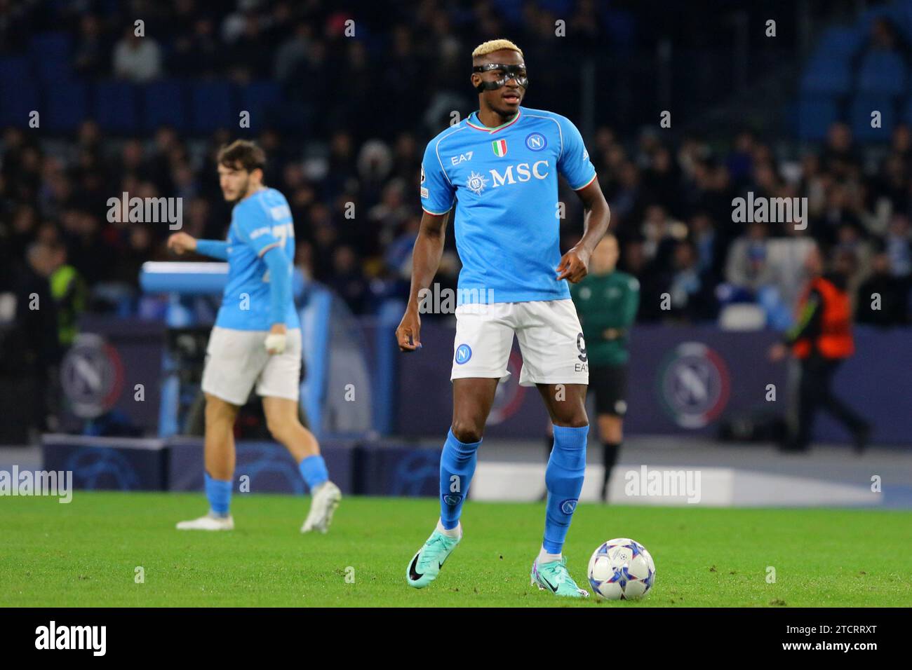 Victor Osimhen vom SSC Napoli im Spiel der UEFA Champions League ...