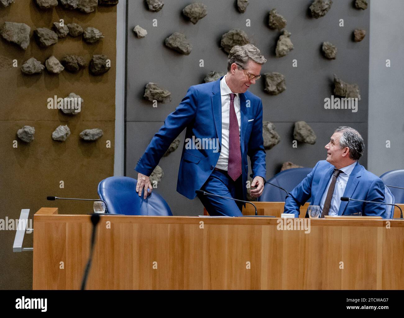 DEN HAAG - Martin Bosma und Tom van der Lee während einer Debatte im ...