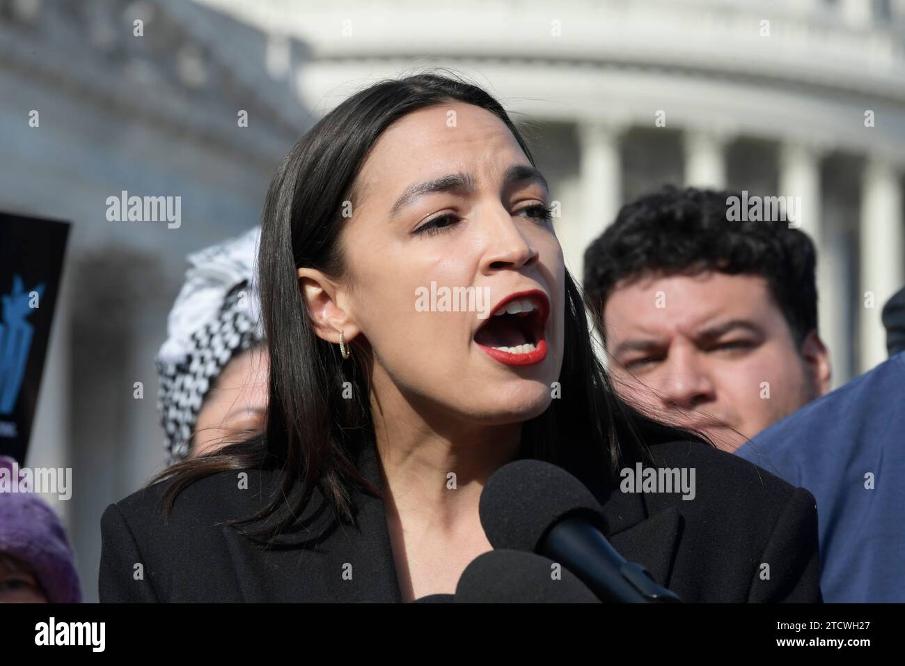 Washington, USA. Dezember 2023. Die Kongressabgeordnete Alexandria ...