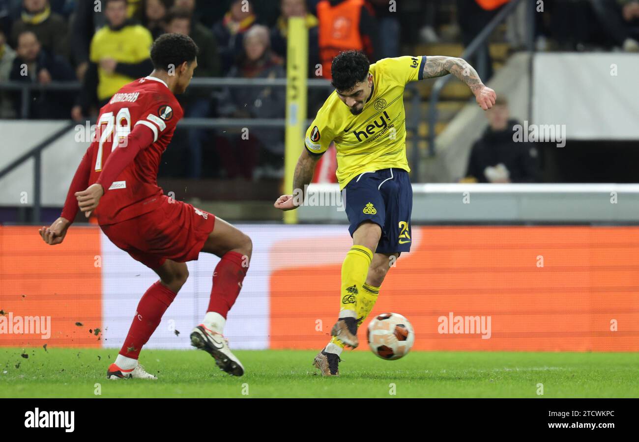 Brüssel, Belgien Dezember 2023. Cameron Puertas Castro, der am ...