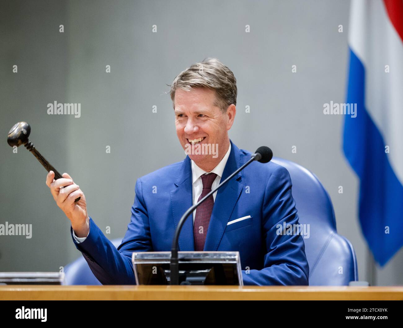 DER HAAG - Porträt von Martin Bosma (PVV), der nach einer Debatte im ...