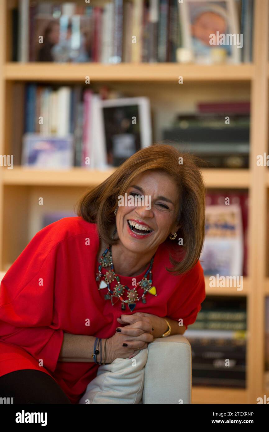 Madrid, 01.08.2015. Interview mit der Bürgermeisterin von Madrid Ana Botella. Foto: Jaime García ...
