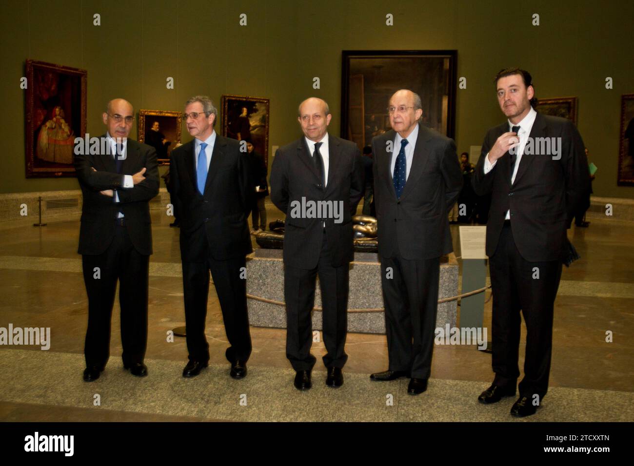 Madrid, 16.01.2012. Besuch des Kultusministers José Ignacio Wert im ...