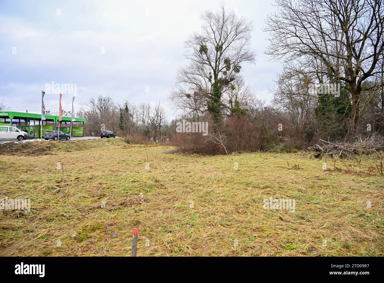 Linz, Baubesprechung McDonalds KLM-Ebelsberg 15.12.2023, Linz, AUT, Kleinmuenchen-Ebelsberg, im ...