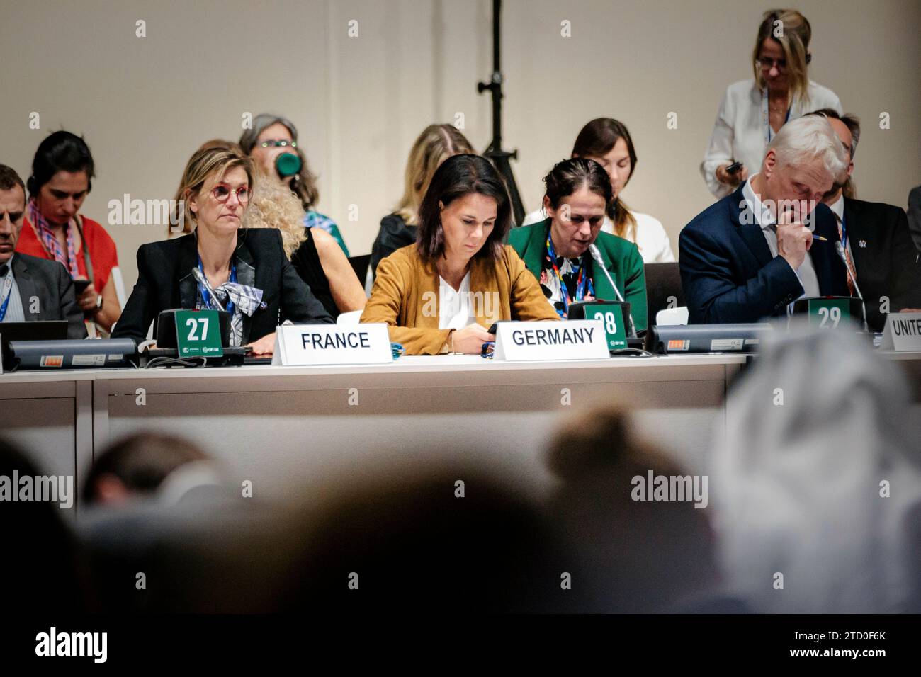 Bundesaußenministerin Annalena Baerbock (Buendnis 90/die Gruenen), beim ...
