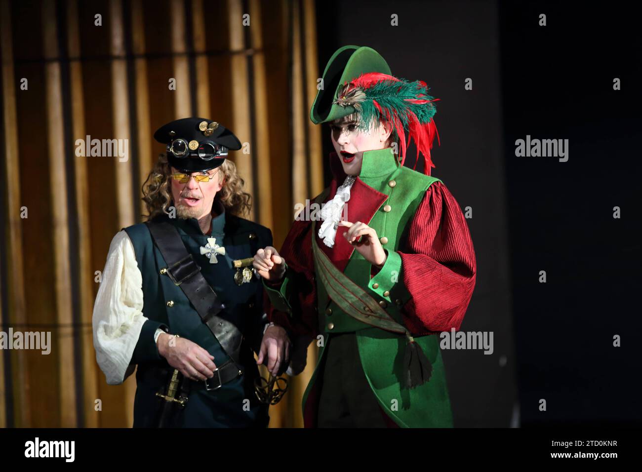 Christoph Späth als Hauptmann und Ferdinand Keller als Baron von Campo ...