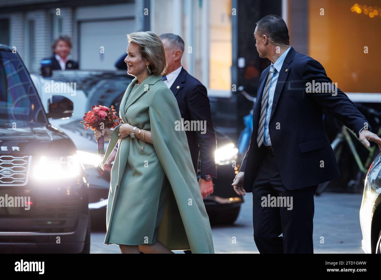 Königin Mathilde von Belgien bei einem königlichen Besuch der Ausstellung „Rose, Rose, Rose a ...
