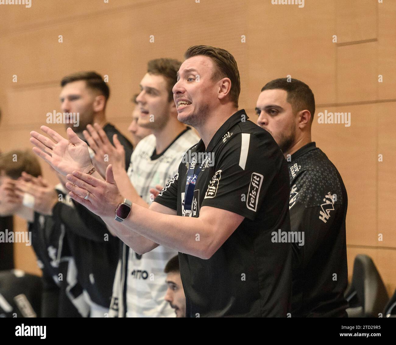 Filip Jicha (Trainer THW Kiel) GER, ThSV Eisenach gegen THW Kiel ...