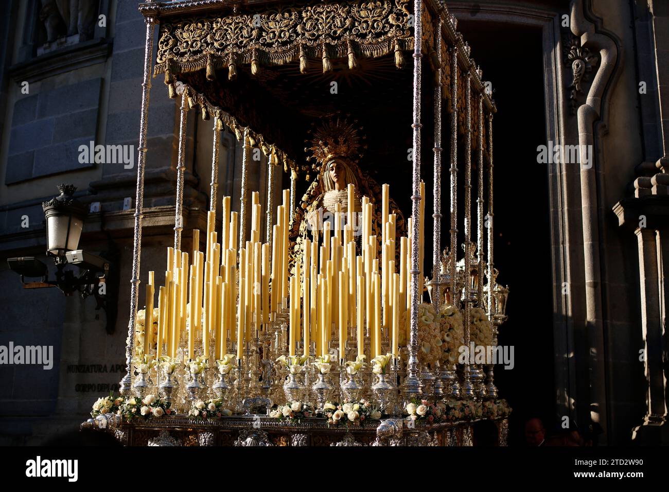 Madrid, 14.04.2019. Karwoche, Palmensonntag. Prozession des Christus ...