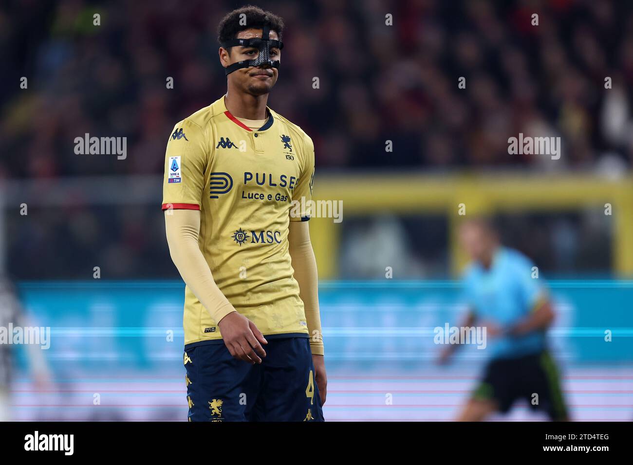 Genua, Italien. Dezember 2023. KONI de Winter von Genua CFC sieht beim ...