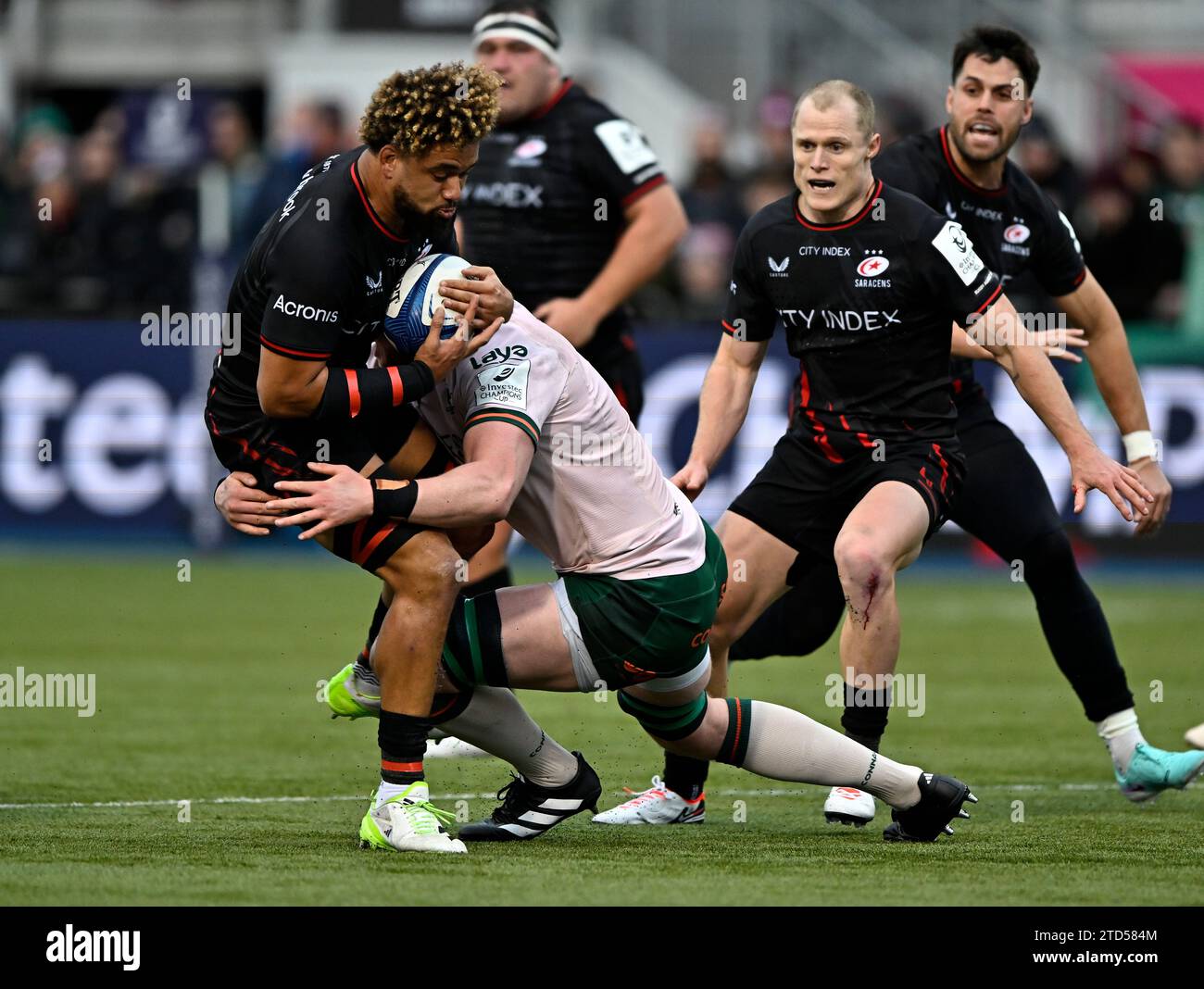 Barnet. Vereinigtes Königreich. 16. Dezember 2023. EPCR Challenge Cup ...