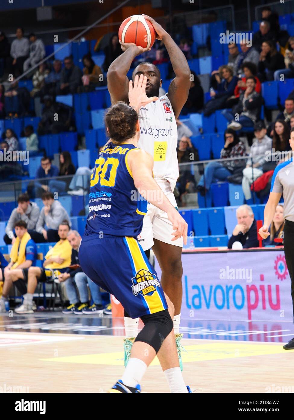 Giddy Potts (Urania Basket Milano) während des Wegreenit Urania Milano ...