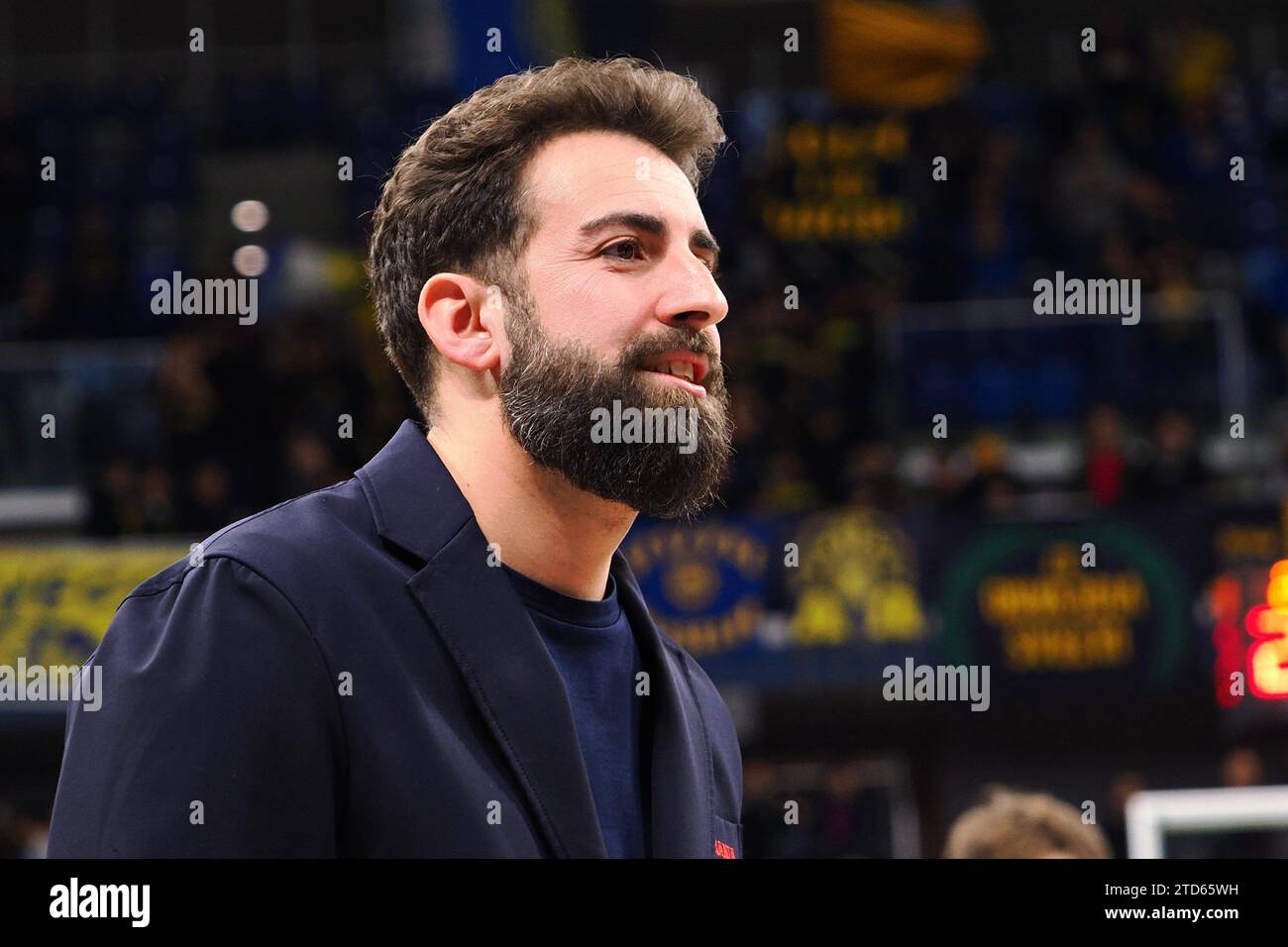 Davide Villa, Coach della Urania Basket Milano beim Wegreenit Urania ...