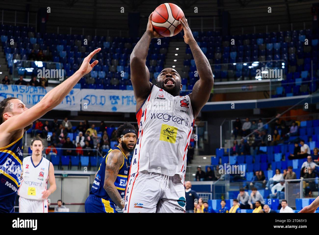 Giddy Potts (Urania Basket Milano) während des Wegreenit Urania Milano ...