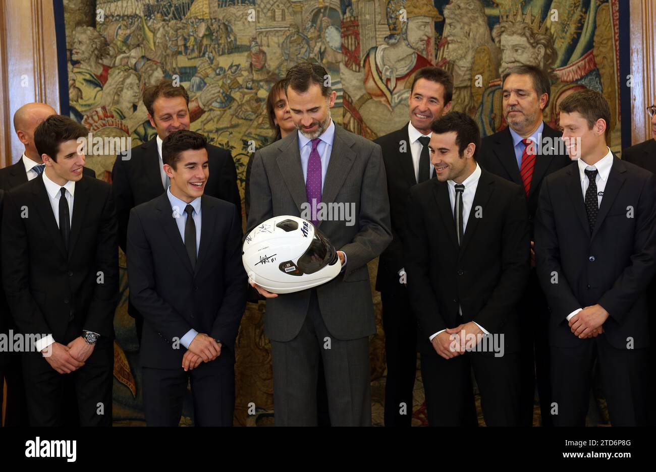 El pardo (Madrid), 20.11.2014. König Felipe VI. Empfängt im Zarzuela ...