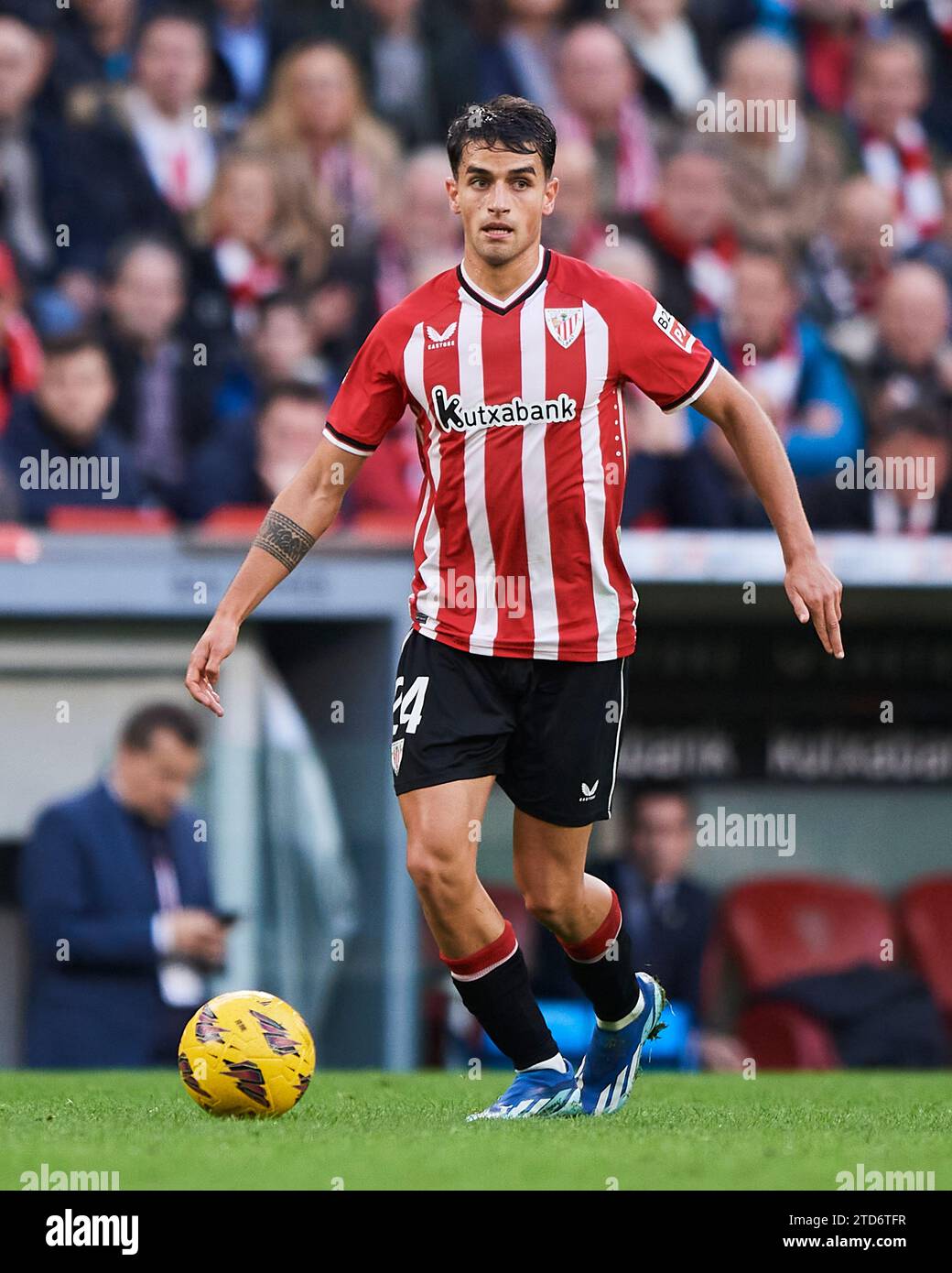 Bilbao, Vizcaya, Spanien. Dezember 2023. Benat Prados vom Athletic Club ...
