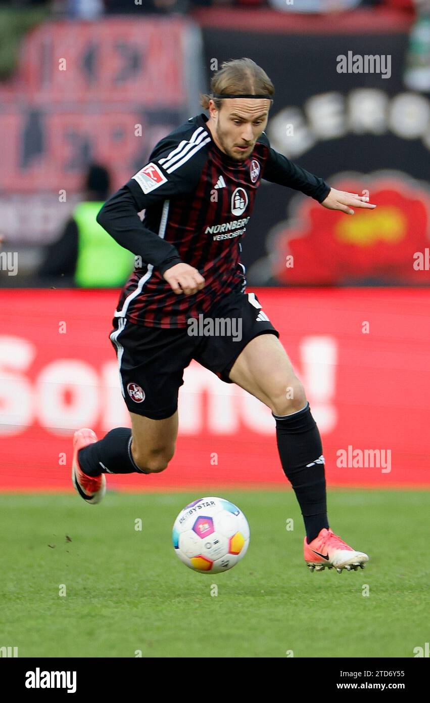 Bild: Felix Lohkemper (1. FC Nürnberg, 7). 16.12.2023, Fußball, 2. Bundesliga, 1. FC N?RNBERG ...