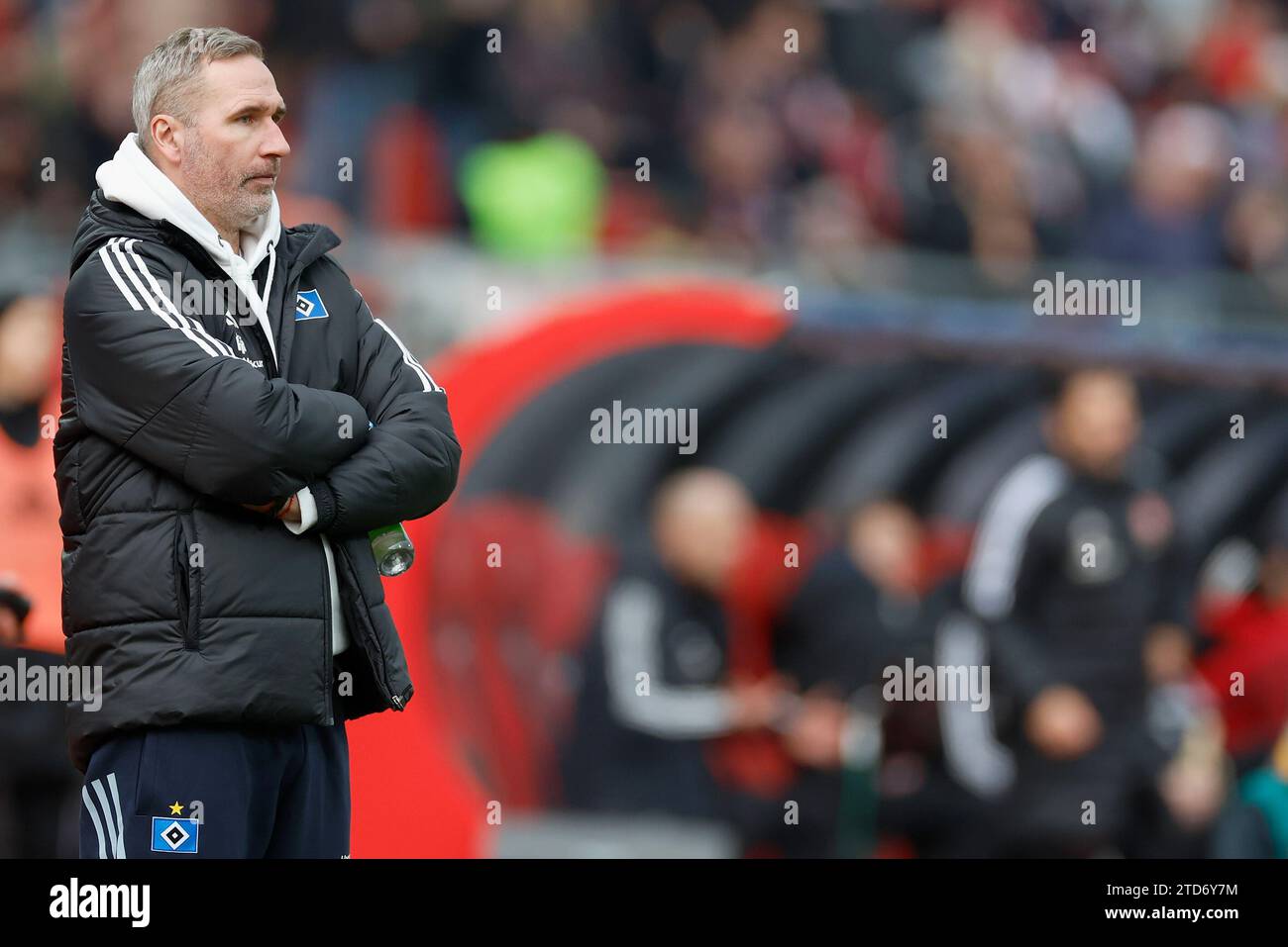 Bild: Trainer Tim Walter (Hamburger SV). 16.12.2023, Fußball, 2. Bundesliga, 1. FC N?RNBERG ...