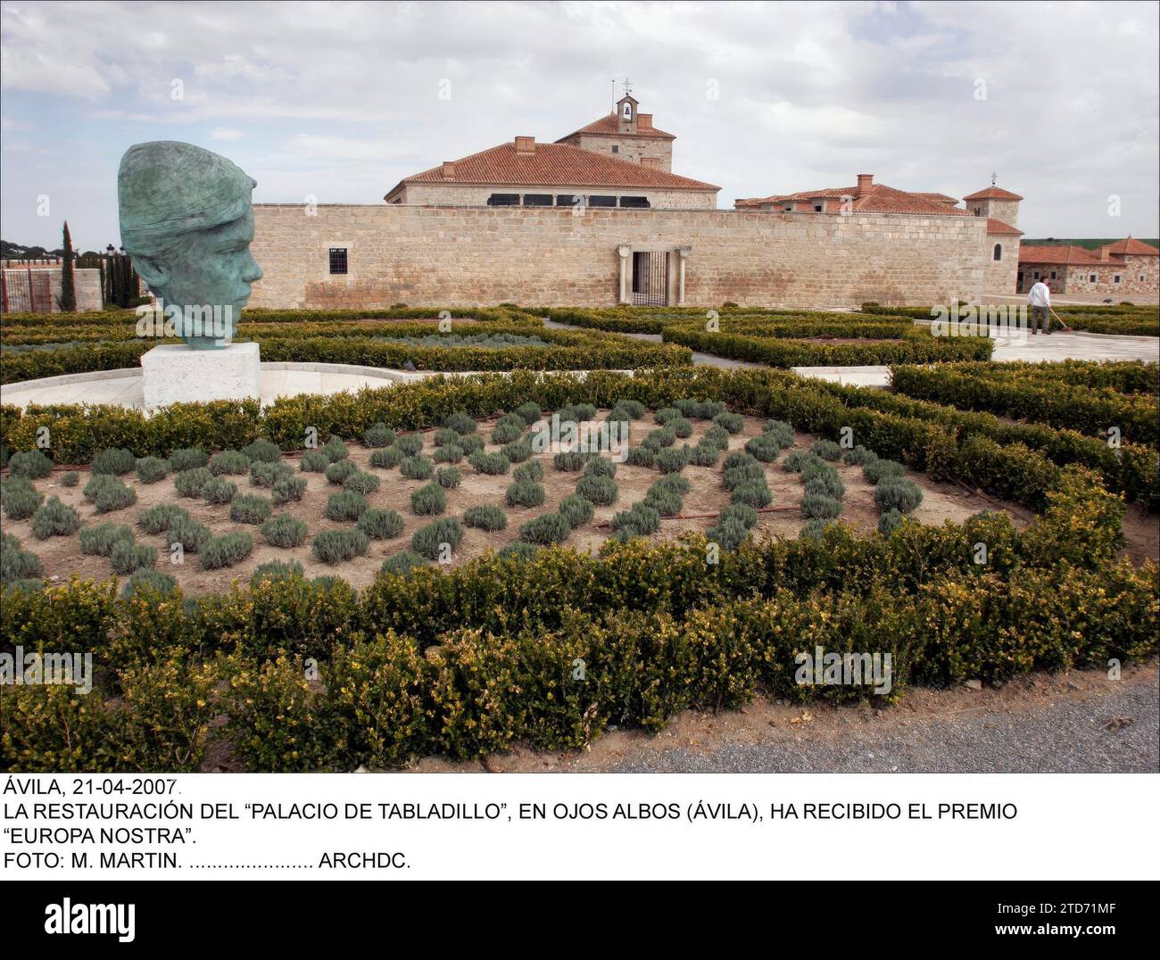 Ávila, 21.04.2007. Die Restaurierung des Palastes ¿von Tabladillo¿ in ...