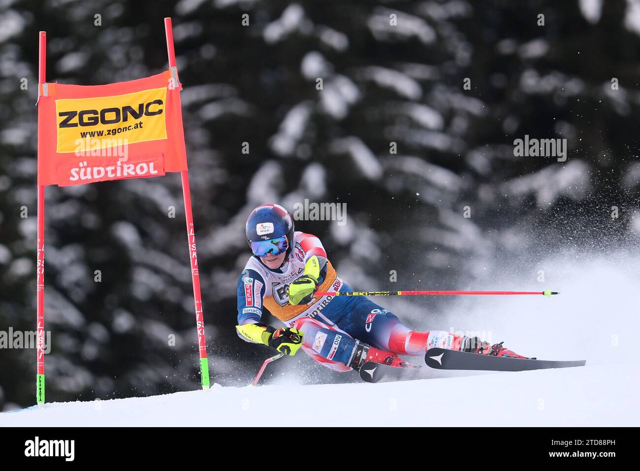 La Villa Val Badia, Italien. Dezember 2023. Filip Zubcic (CRO) tritt am 17. Dezember 2023 beim ...