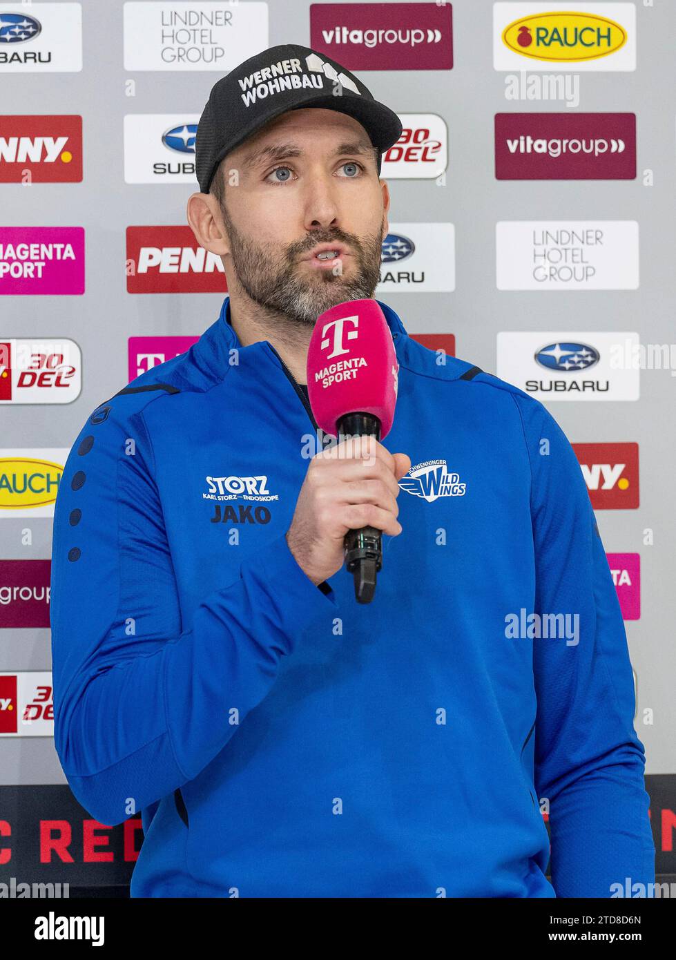 Der Ex-Münchner Daryl Boyle (Schwenninger Wild Wings, #6) beim Fernseh ...