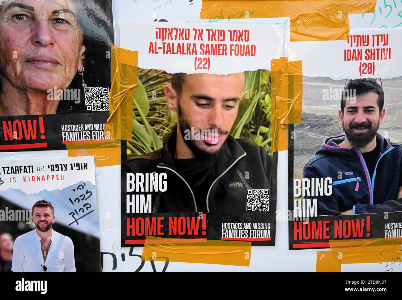 Tel Aviv, Israel. Dezember 2023. C) Ein Foto von Al-Talalka Samer Fouad ...