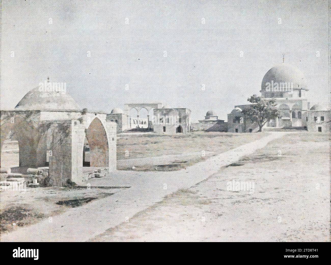 Jerusalem, Israel, Palästina Nordansicht der Heiligen Esplanade (Haram ...